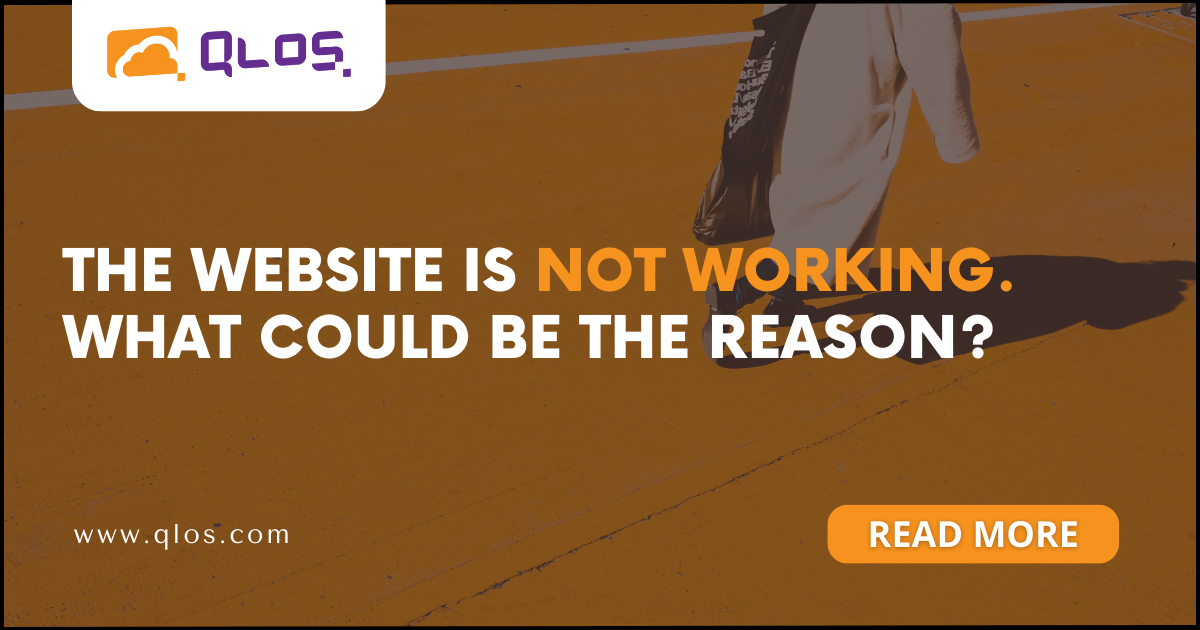 The site is not working. What could be the reason? - Qlos.com